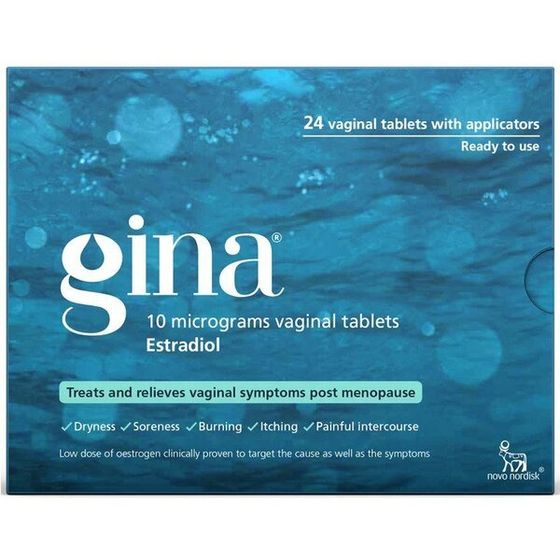 Gina Vaginal 10mcg - 24 Tablets – EveryDayMeds