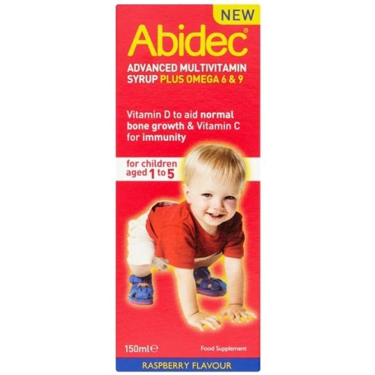Abidec Advanced Multivitamin Syrup Plus Omega 6 & 9 – 150ml – EveryDayMeds