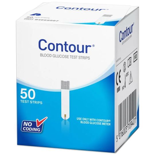 Contour Blood Glucose Test Strips - 50 Pack – EveryDayMeds