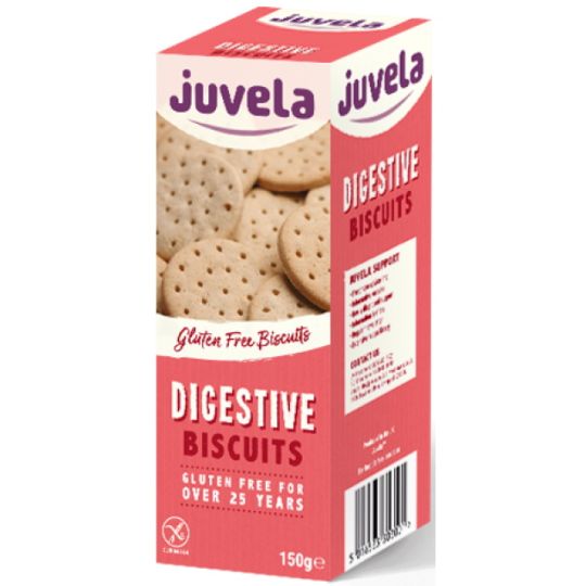 Juvela Gluten-Free Digestive Biscuits – 150g – EveryDayMeds