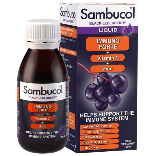Sambucol Immuno Forte Liquid – 120ml – EveryDayMeds
